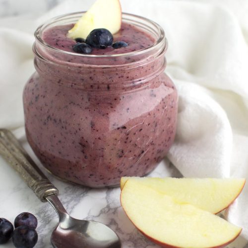Blueberry Applesauce - A Clean Plate